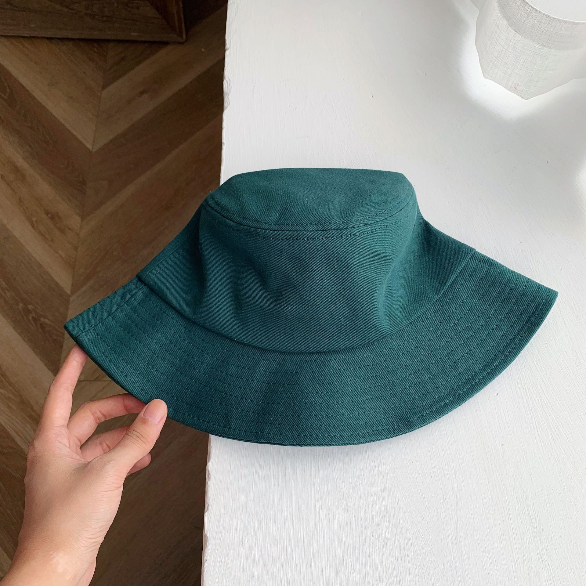 LinYooLi Solid Color Fisherman Hat Female Version Of Summer , Red Pot ...
