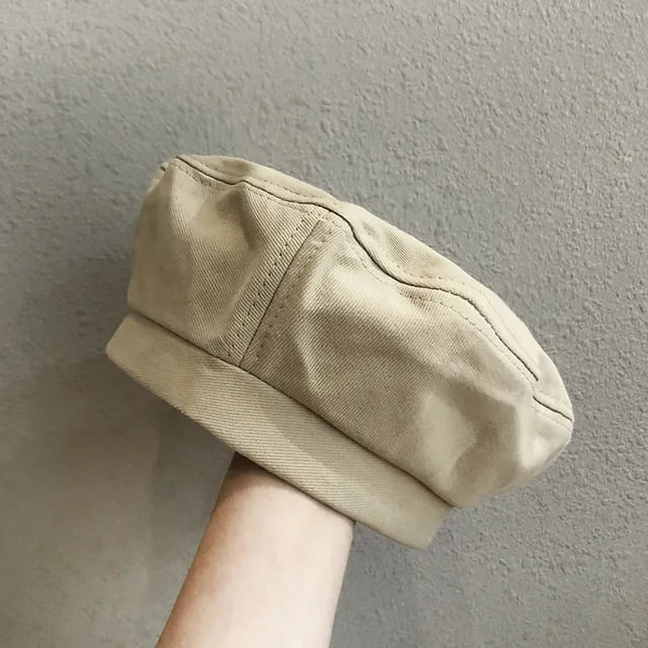 LinYooLi Solid Cotton Women Beret Autumn Winter Octagonal Cap Hats Stylish Artist Painter ...