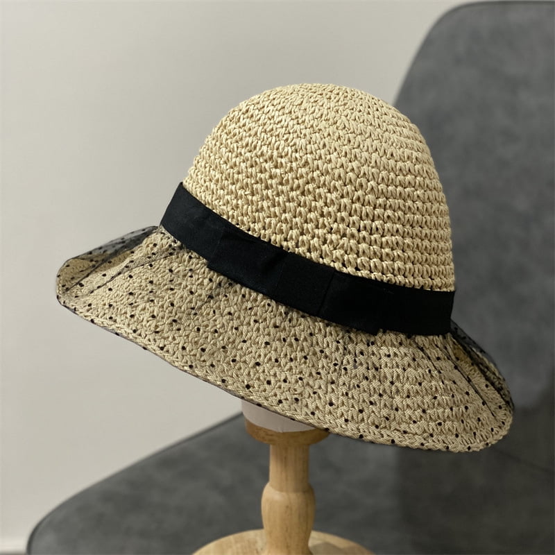 LinYooLi Spring And Summer Traveled Hats Female Grass To Make Version ...