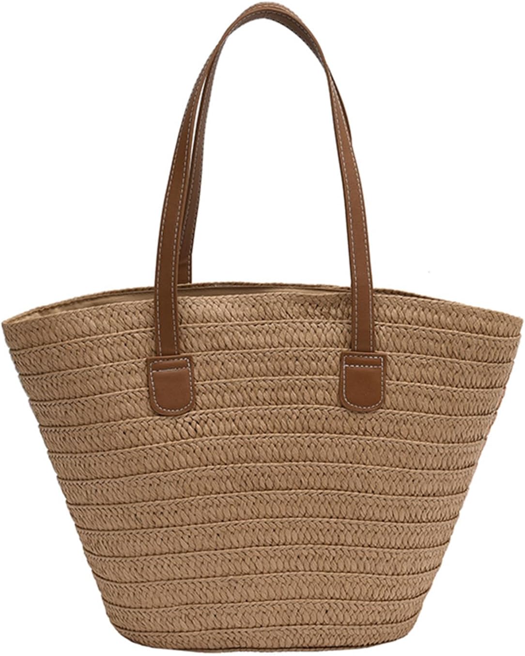 LinYooLi Straw Beach Bag, Summer Straw Handbags for Women TrendyStraw ...