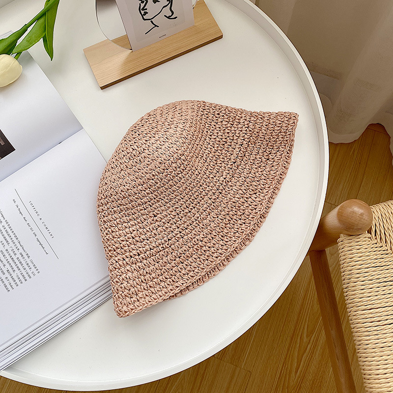 LinYooLi Summer Shading Hat Woven Straw Hat Female Small Fresh ...