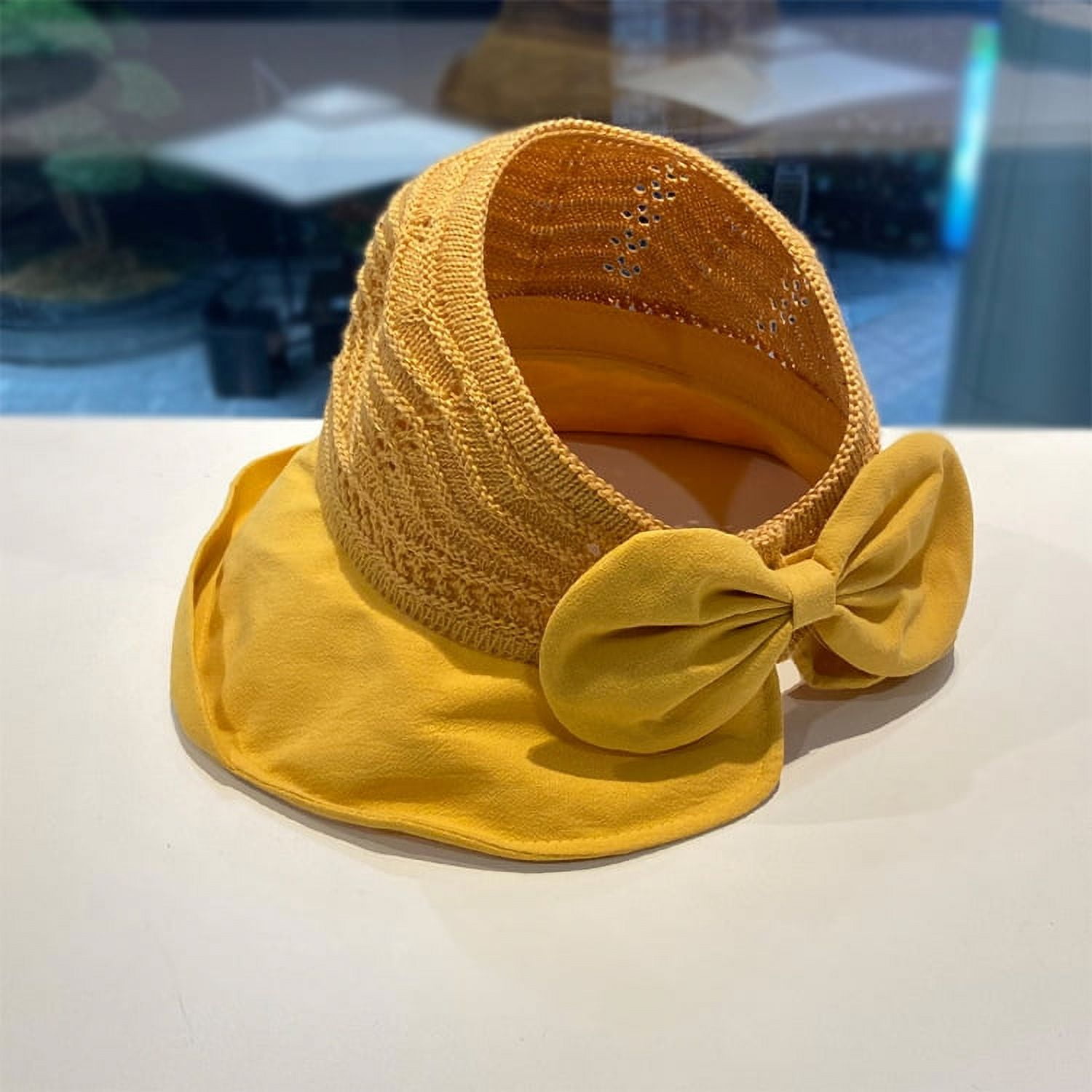 LinYooLi Summer Sky Top Hat Female Shading Sunscreen Hats Versatile ...