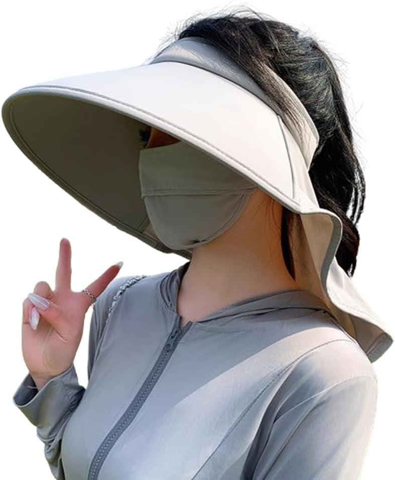 LinYooLi Sun Visor Sun Hats Women Wide Brim Beach Hats Bucket Hat Sun ...