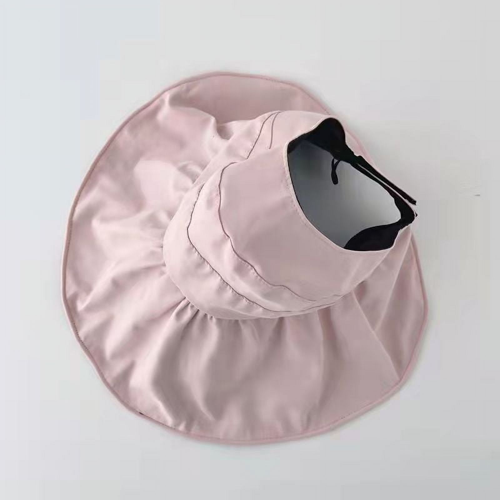 LinYooLi Sunscreen Big Vinyl Empty Hat Summer Female UVs Flowing Hats ...
