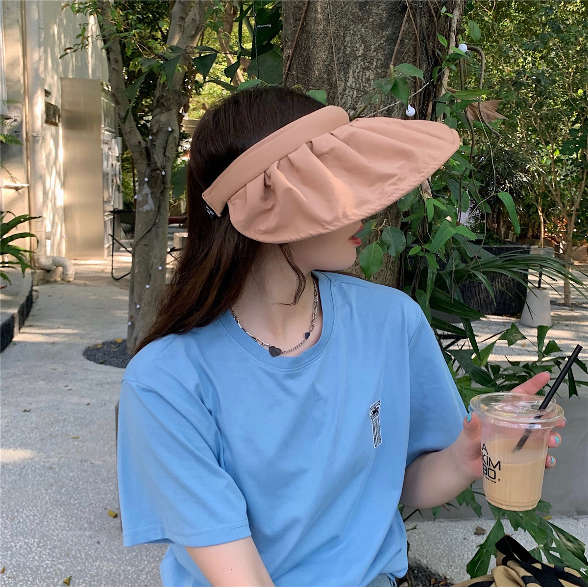 LinYooLi Sunscreen Hat Female Summer Shell Hat Shading Hat UV Anti ...