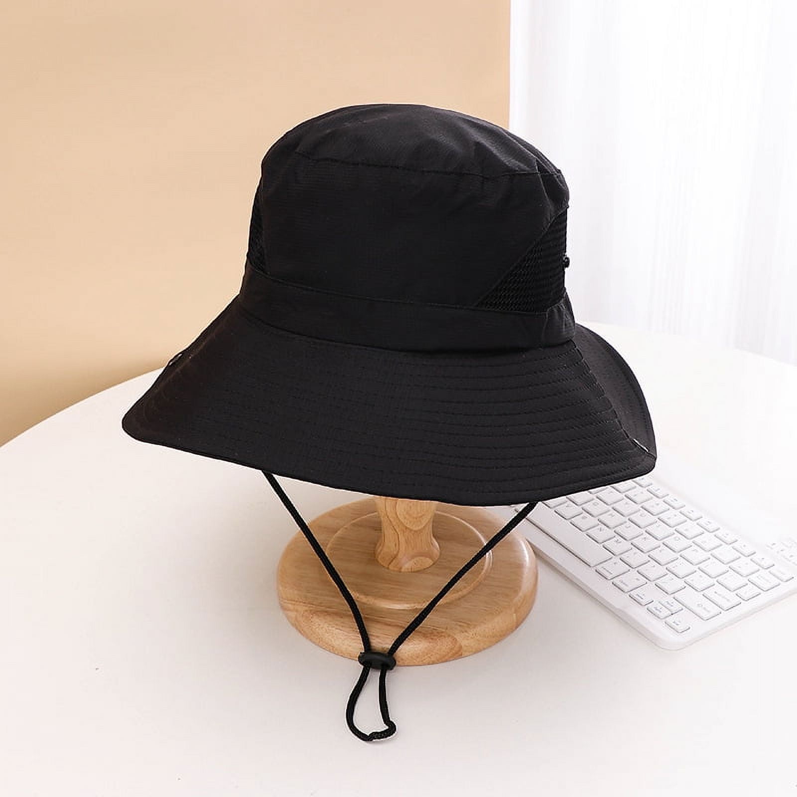 LinYooLi Sunscreen Hats Men's Large Eaves Summer Solar Hats Can Fold ...