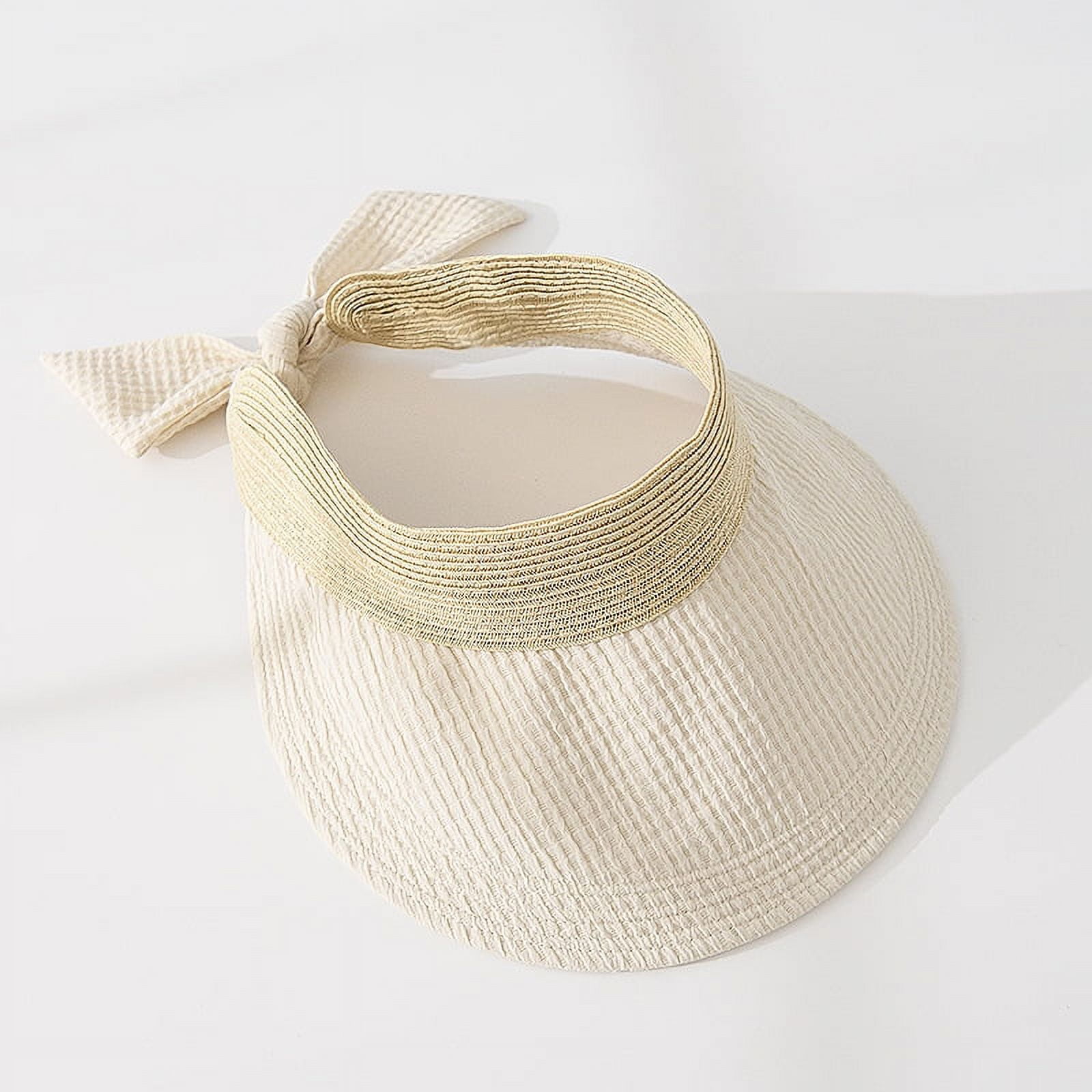 LinYooLi Sunscreen Straw Hat Female Spring And Summer Sea Border Anti ...