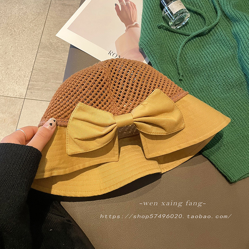 LinYooLi Sunshine Straw Hat Female Summer Anti Ultraviolet Hat Seaside ...