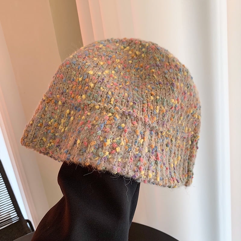 LinYooLi Sweet And Cute, Rainbow Wool Hat Female Female Autumn And ...
