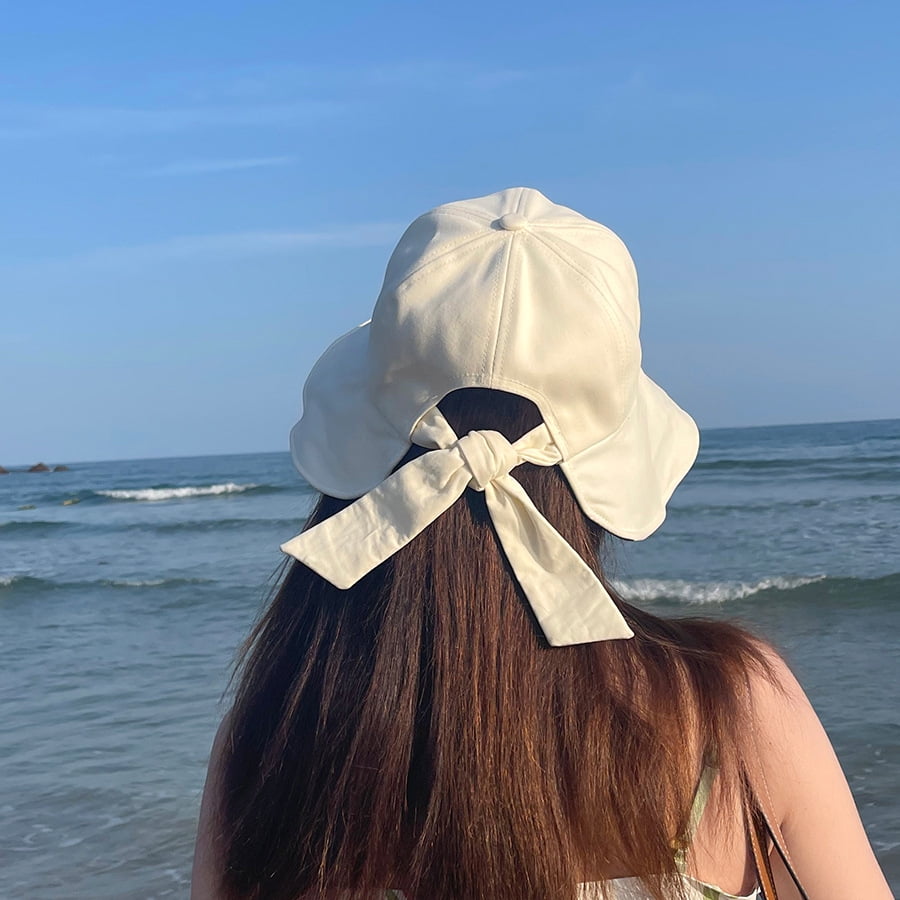 LinYooLi The New Bow Of The Sun Hat Female Summer Sunscreen Sunscreen ...