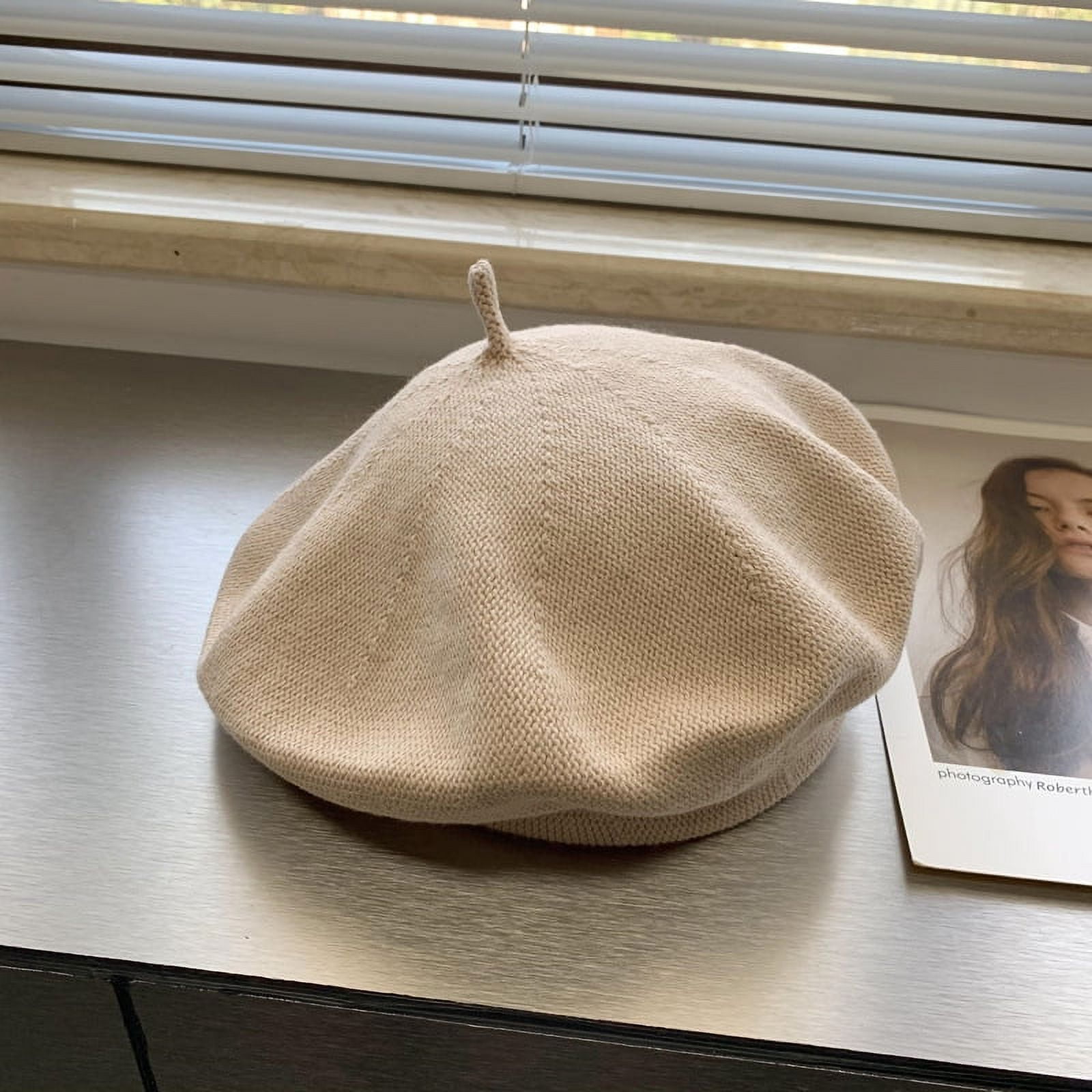 LinYooLi The New Knitted Woolen Hat Edition Wild Berets Octagon Hats ...