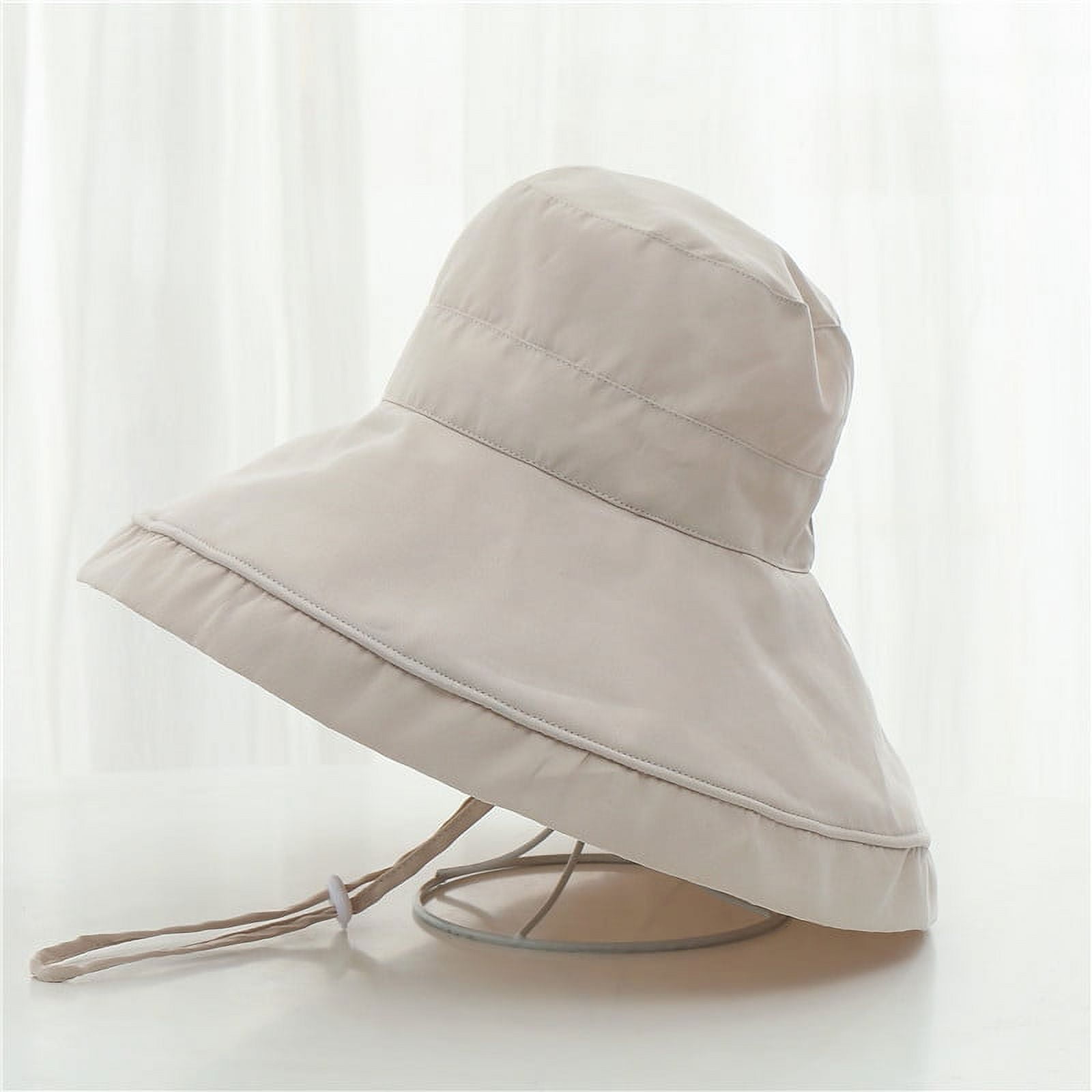 LinYooLi The New Sun Hat Female Summer Fisherman Hat Is A Pure Colored ...