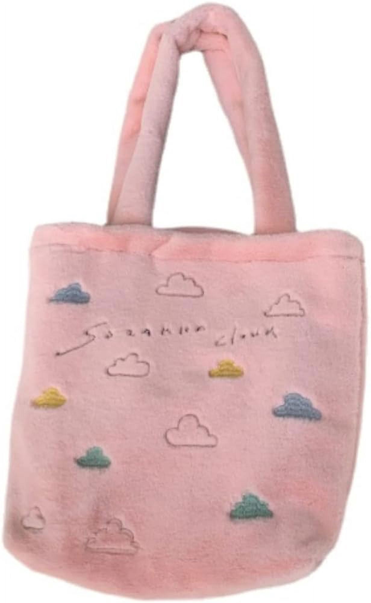 LinYooLi Tote Bag Aesthetic Accessories Fluffy Tote Bag Fuzzy Purse Y2k ...