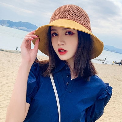 LinYooLi Trendy Hat For Women In Summer, Version, Versatile Sunscreen ...