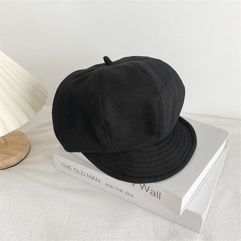 LinYooLi Version Of Fashion Big Version Of Pure Colored Octagonal Hat ...