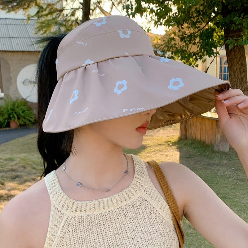 LinYooLi Vinyl Sunscreen Female Summer Anti Ultraviolet Cover Covered ...