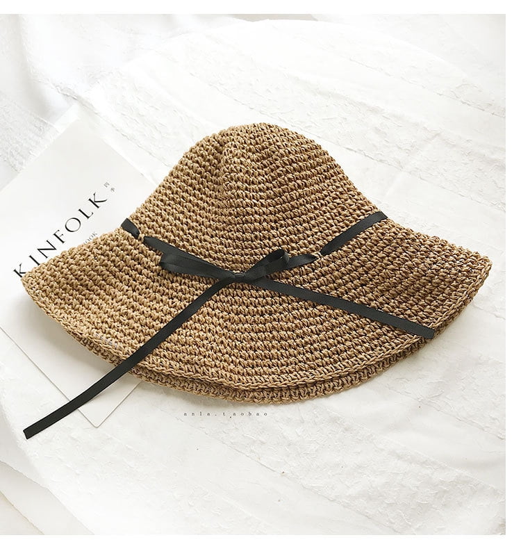 LinYooLi Weaving Fisherman Hat Girl Summer Version Wild Suns Straw Hat ...