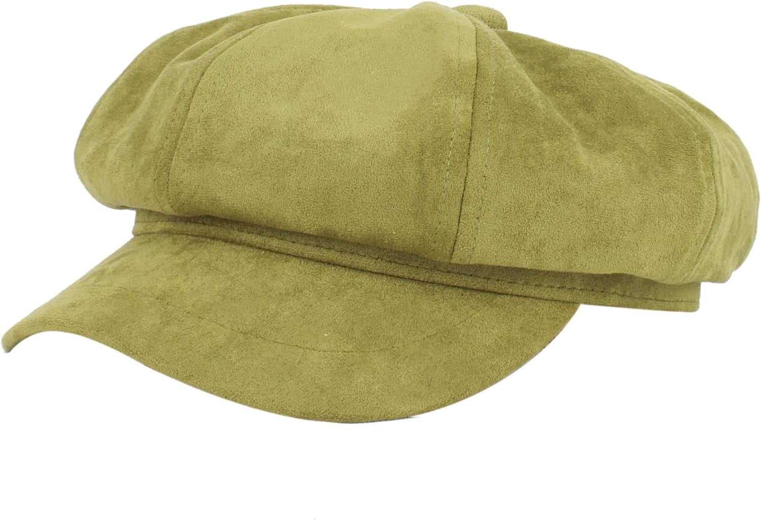 LinYooLi Women Faux Suede Newsboy Cap Cabbie Paperboy Painter Visor Hat ...