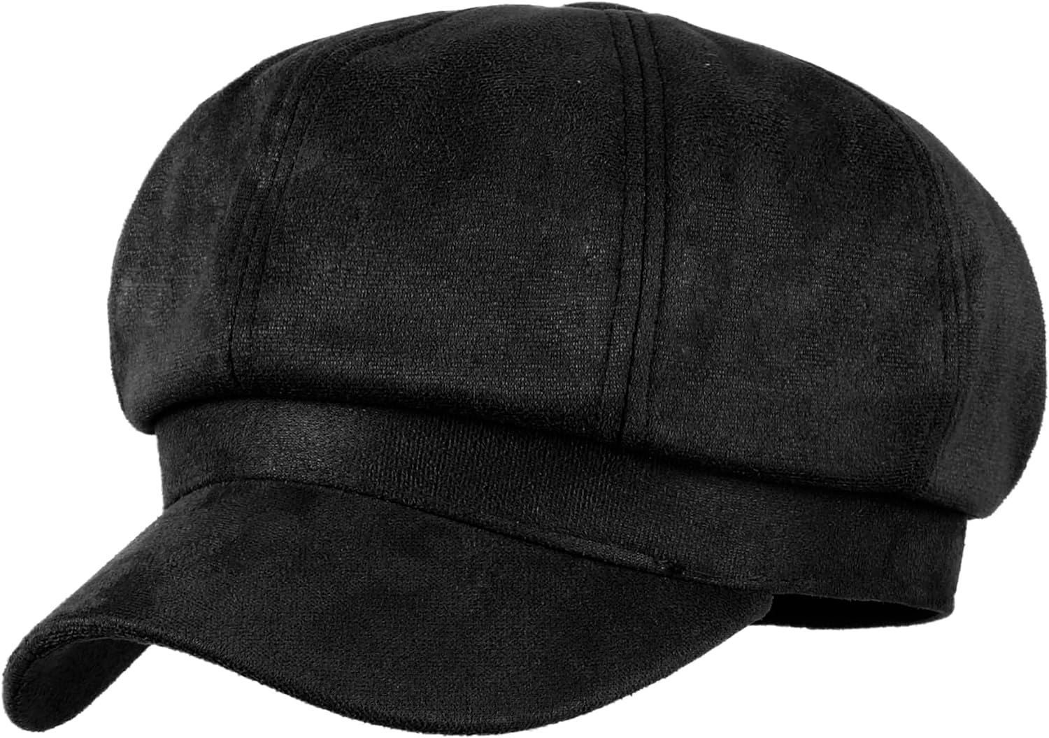 LinYooLi Women Faux Suede Newsboy Cap Cabbie Paperboy Painter Visor Hat ...