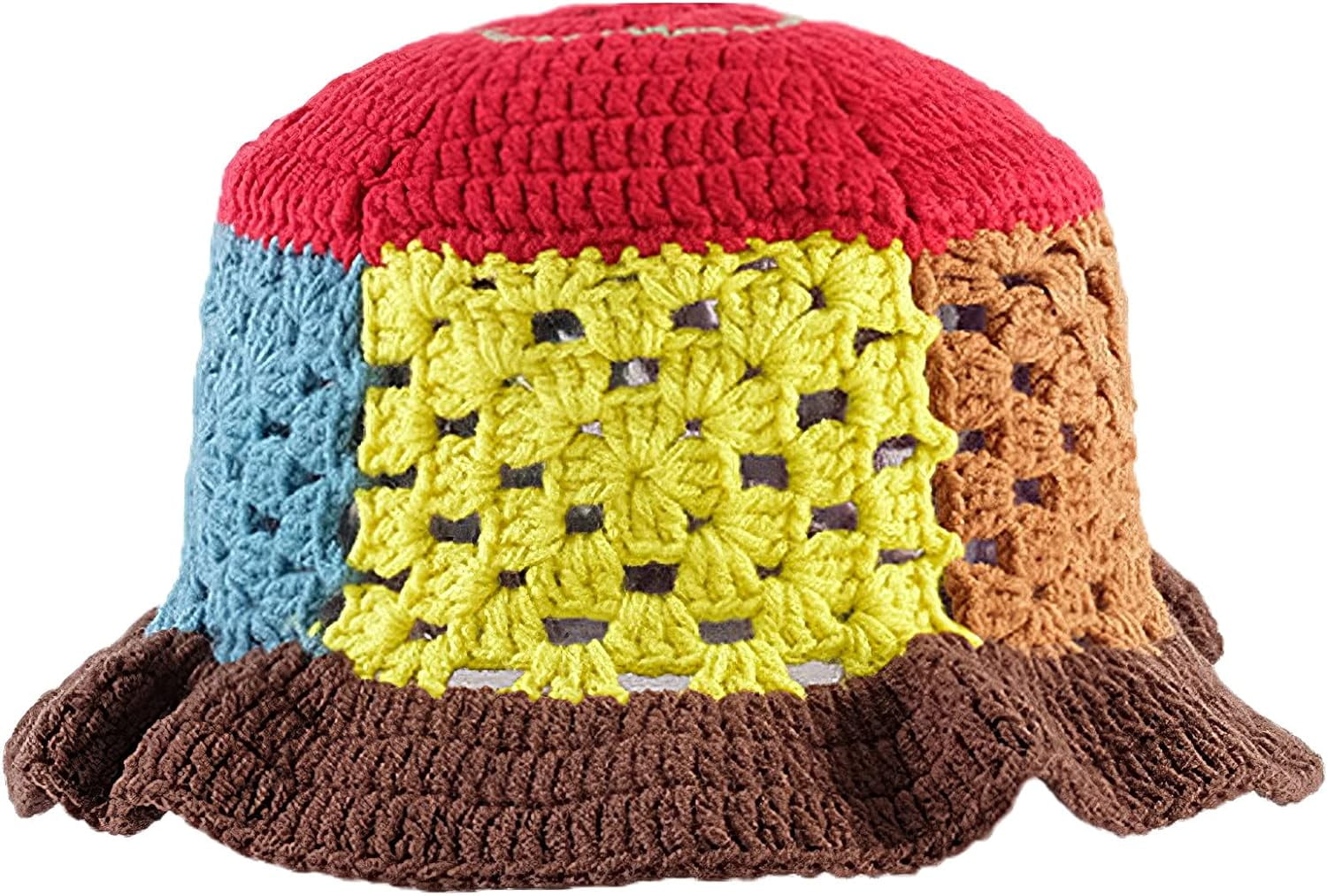 LinYooLi Women Knitted Bucket Hats Handmade Cloche Crochet Milk Cotton ...