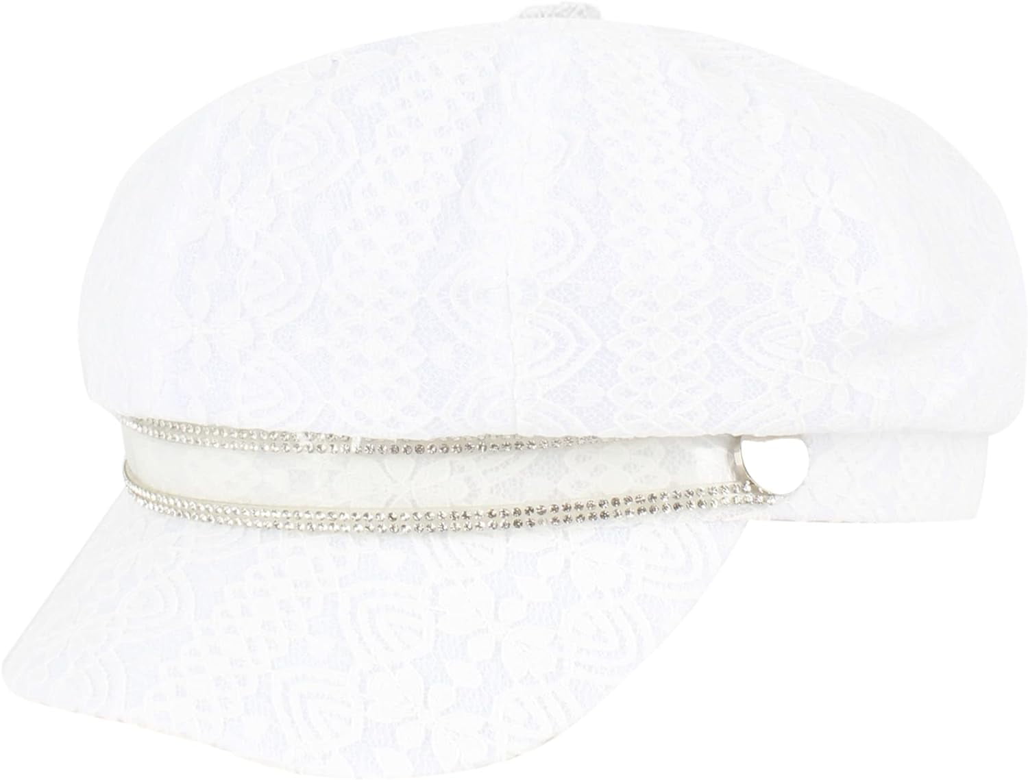 LinYooLi Women Lace Cotton Blend Newsboy Cap Cabbie Paperboy Painter ...