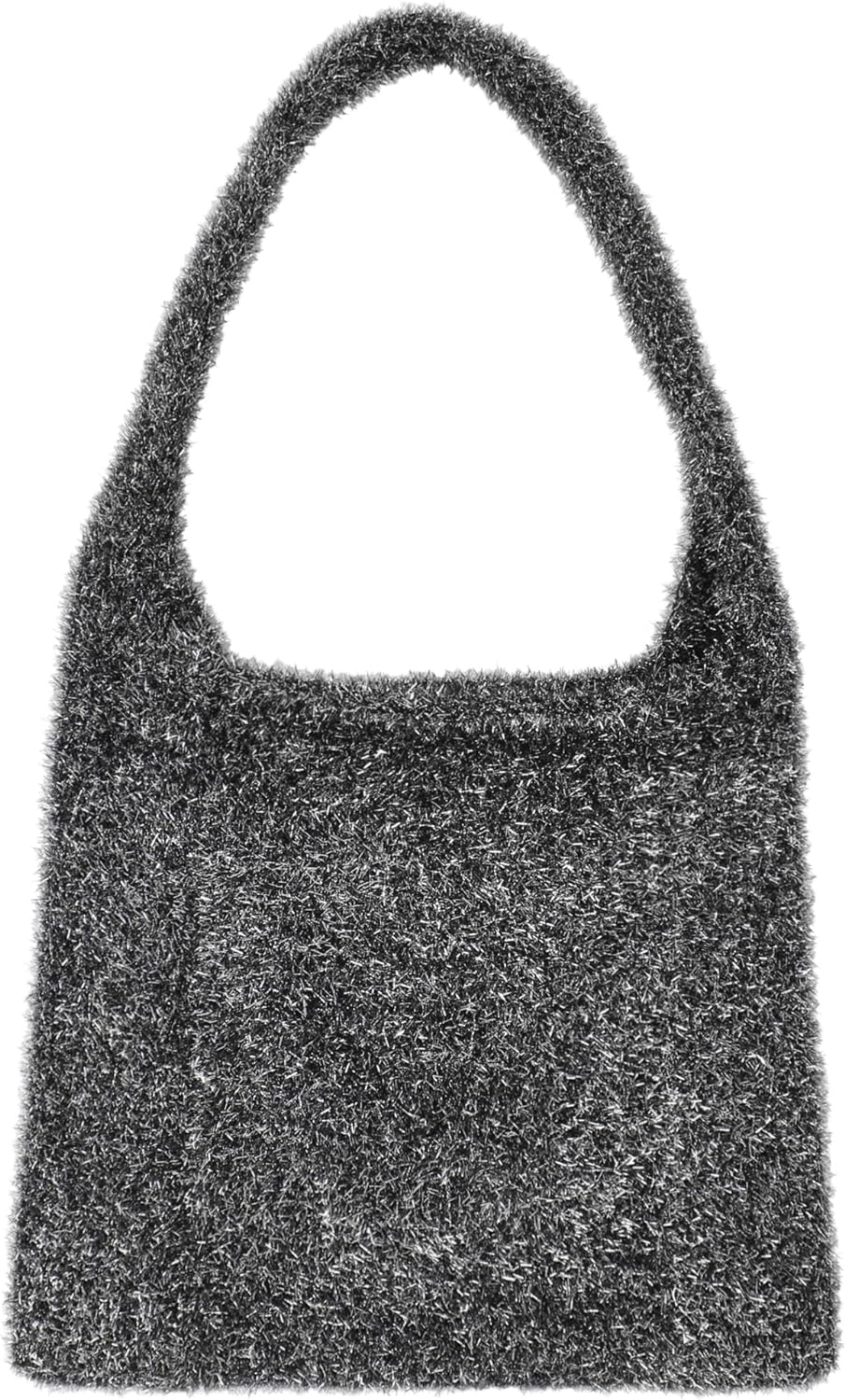 LinYooLi Women Large Sparkly Sequins Fluffy Shoulder Bag Sling Bag Tote ...