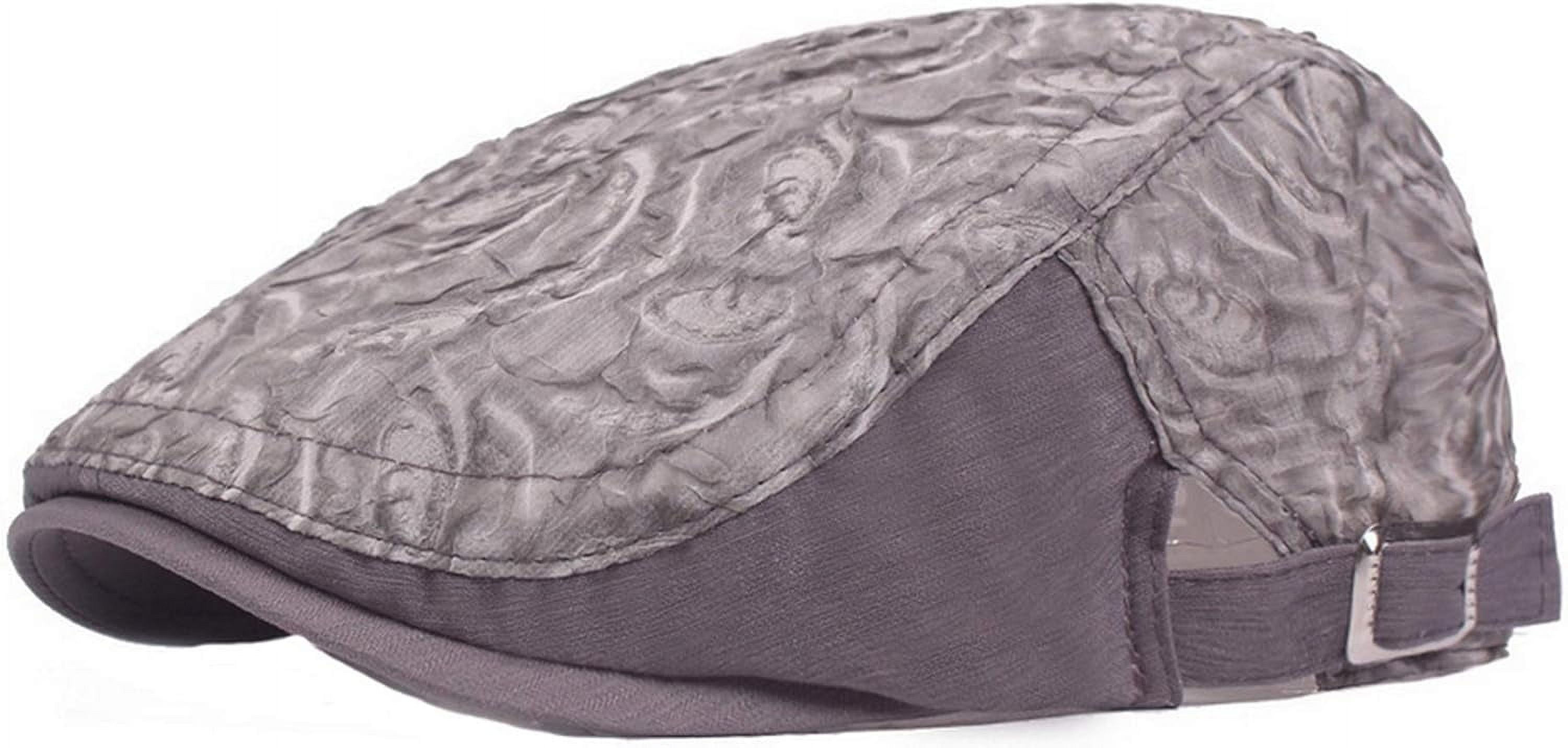 LinYooLi Women Rose Floral Duckbill Beret Ivy Cap Cabbie Driving Flat ...