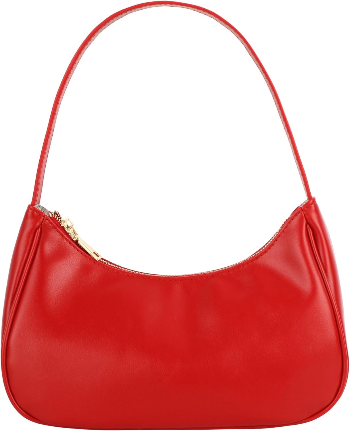 LinYooLi Women Small PU Leather Shoulder Bag Armpit Bag Top-handle Bag ...