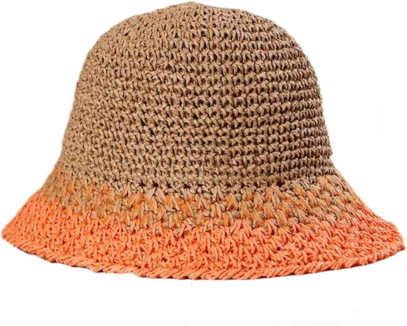 LinYooLi Women Sun Hat Cute Straw Hat Woven Bucket Hat Beach Hat Straw ...