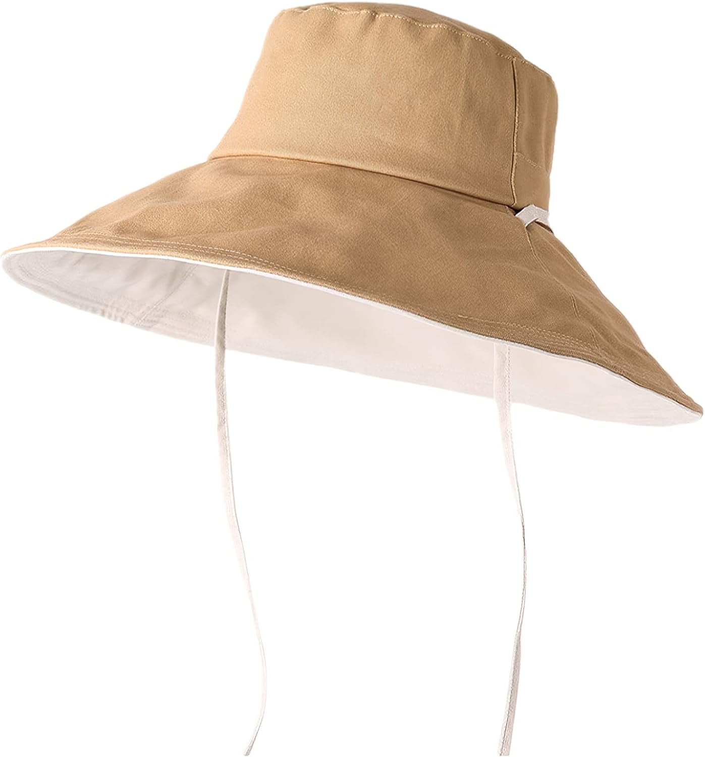 LinYooLi Women UPF50 Wide Brim Bucket Hat with UV Protection for Summer Beach Packable Outdoor ...