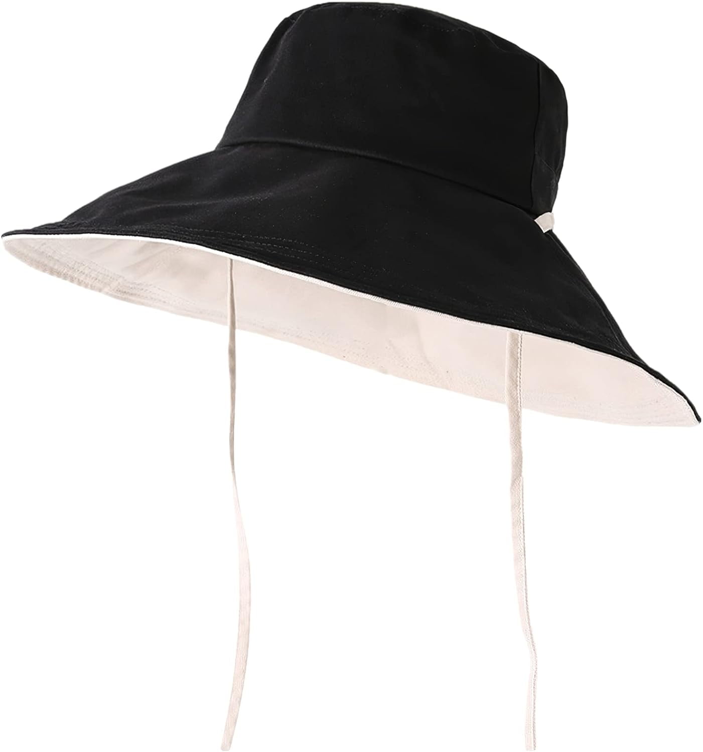 LinYooLi Women UPF50 Wide Brim Bucket Hat with UV Protection for Summer Beach Packable Outdoor ...