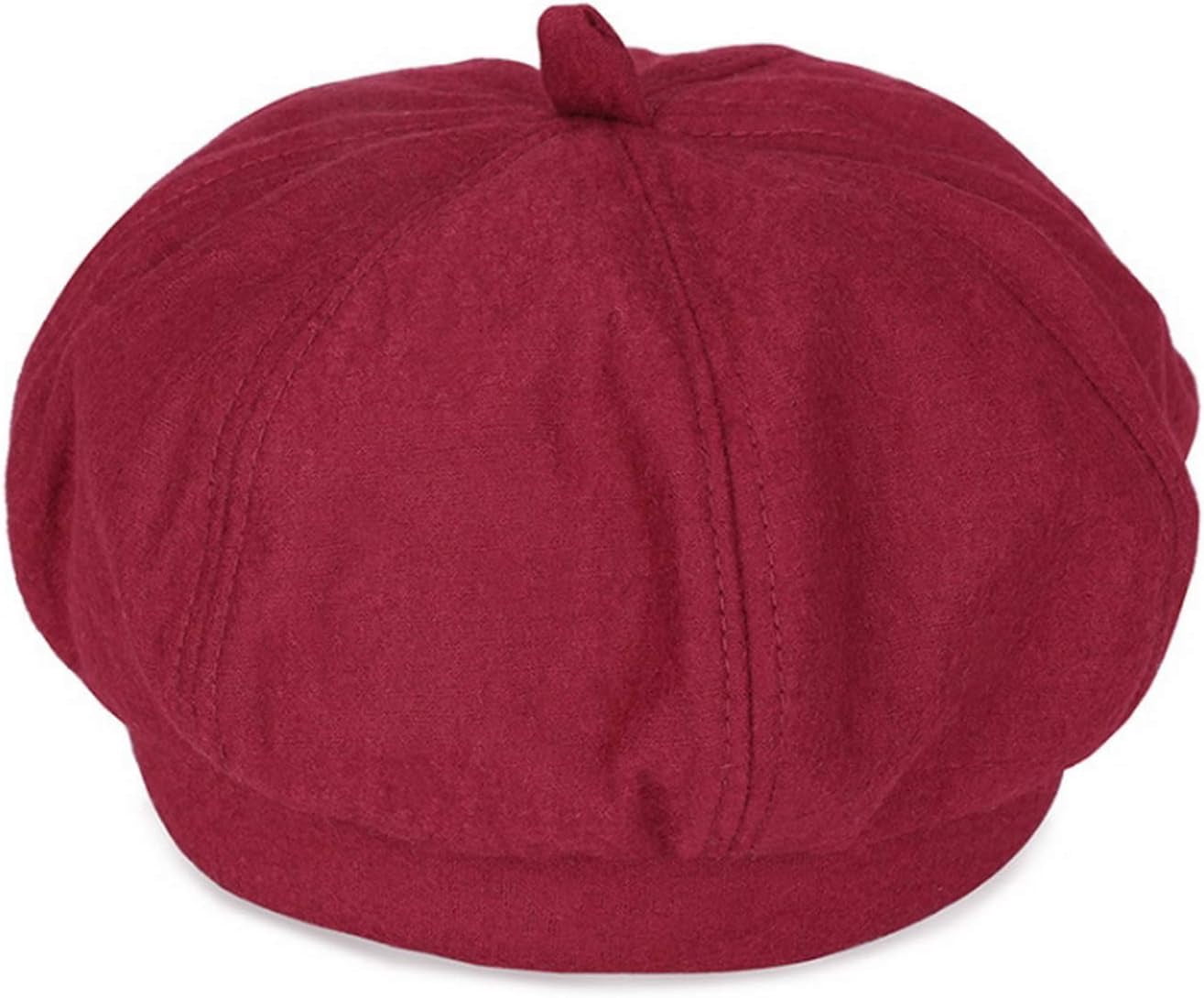 LinYooLi Women Wool Felt Beret Warm French Artist Hat Solid Color ...