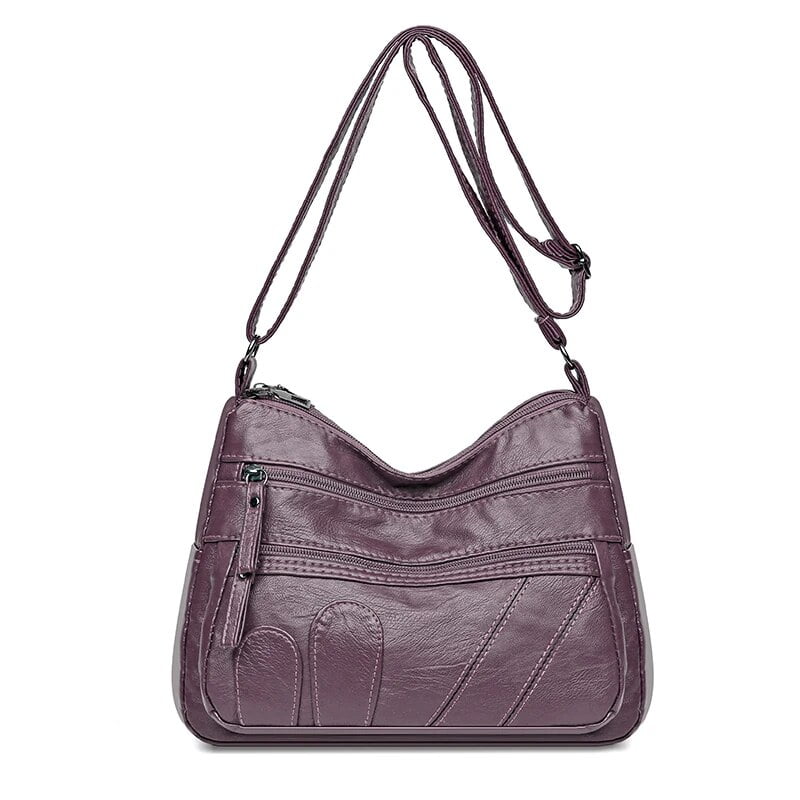 LinYooLi Women's Bag PU Multi Pocket Zipper Lightweight Shoulder Bag ...