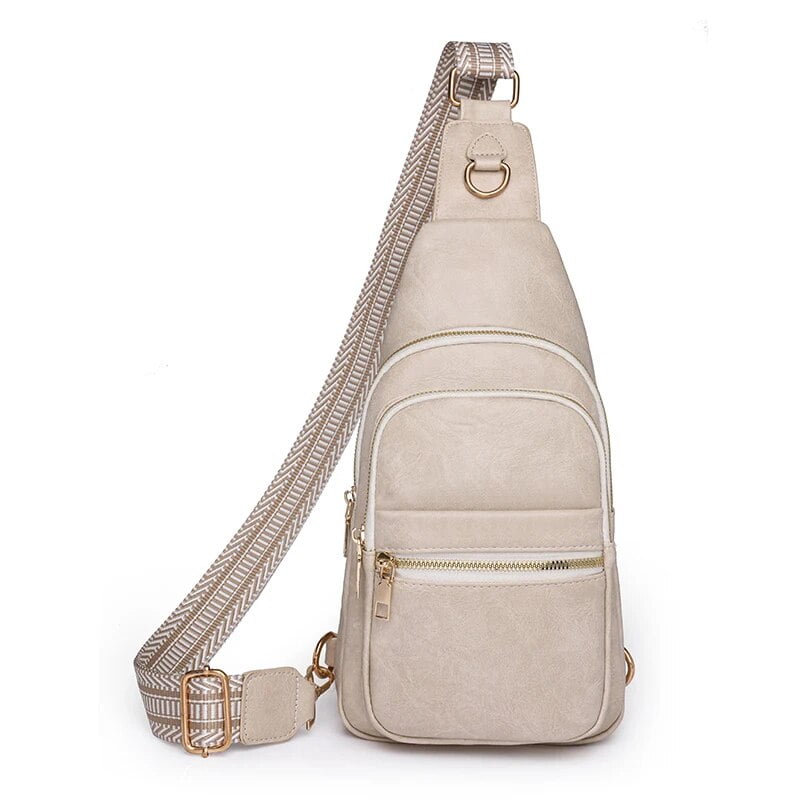 LinYooLi Women's Chest Bag on Sale Lightweight PU Waterproof Multi ...