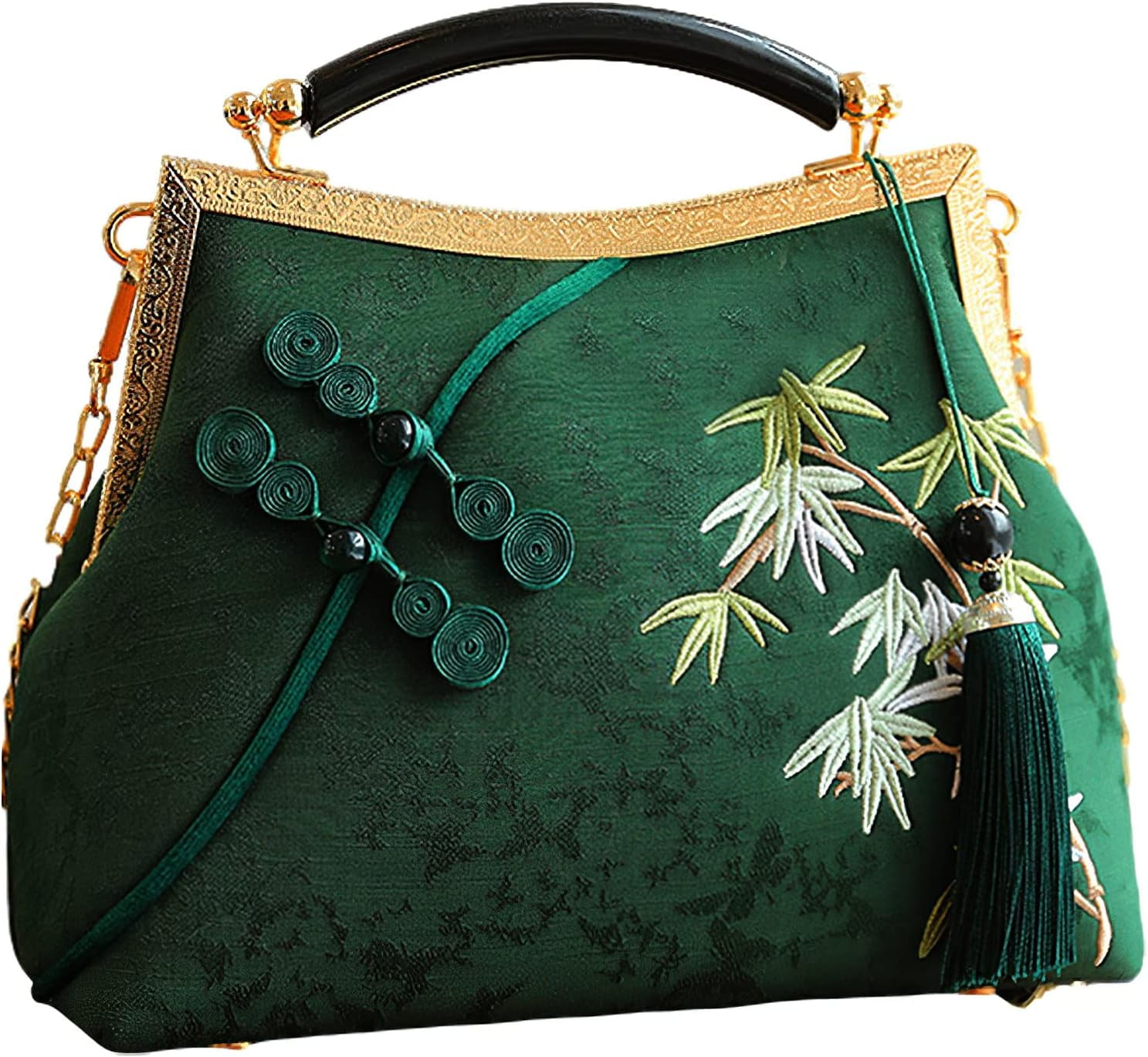 LinYooLi Women's Chinese Style Embroidered Purse Vintage Clutch Handbag ...