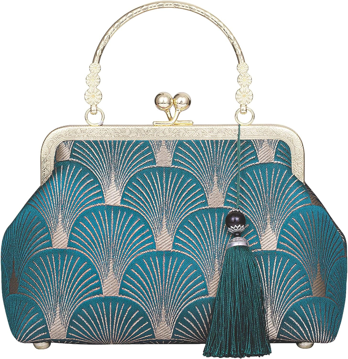 LinYooLi Women's Chinese Style Embroidered Purse Vintage Clutch Handbag ...