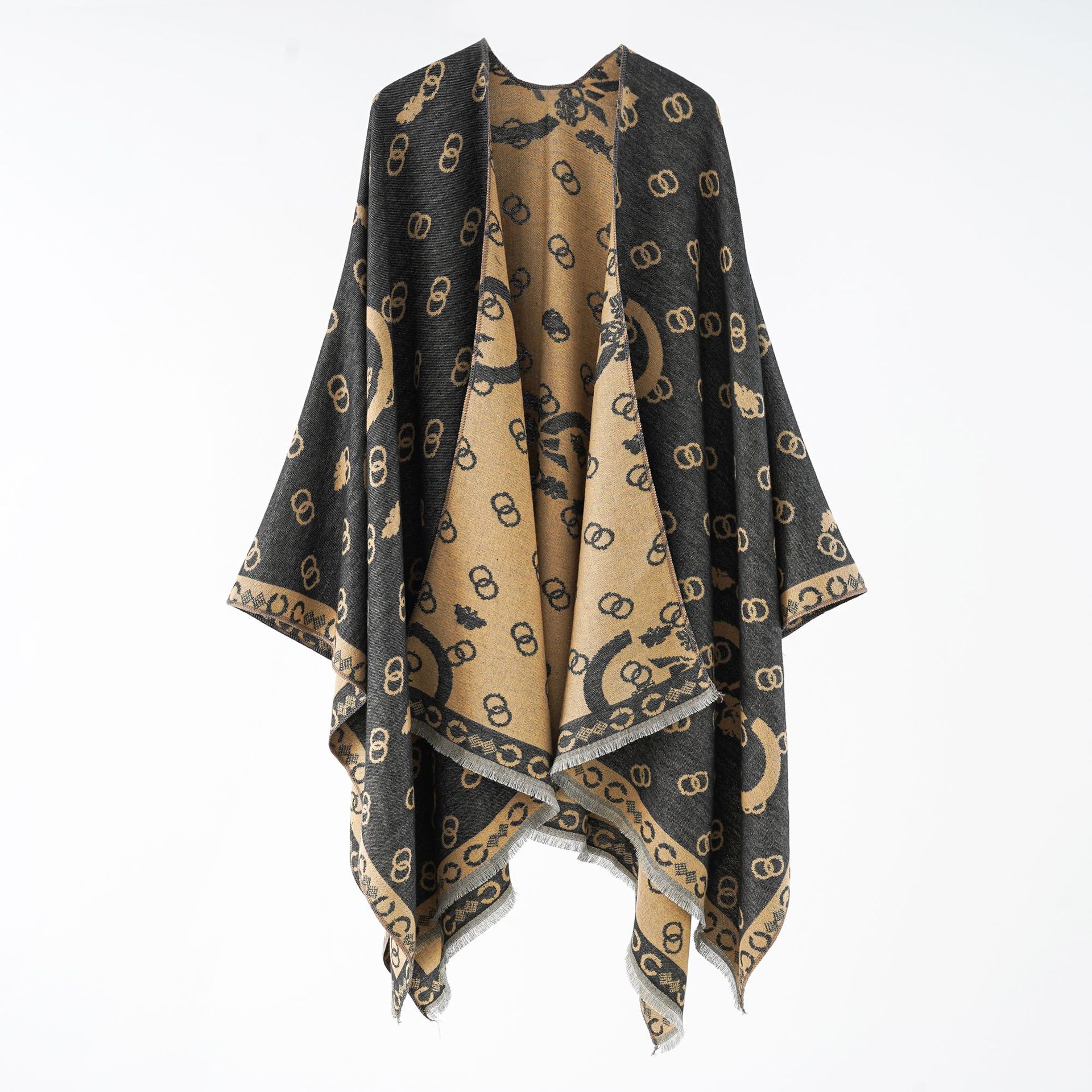 LinYooLi Women's Scarf Shawl, an And American Fashion Retro Big Brand ...