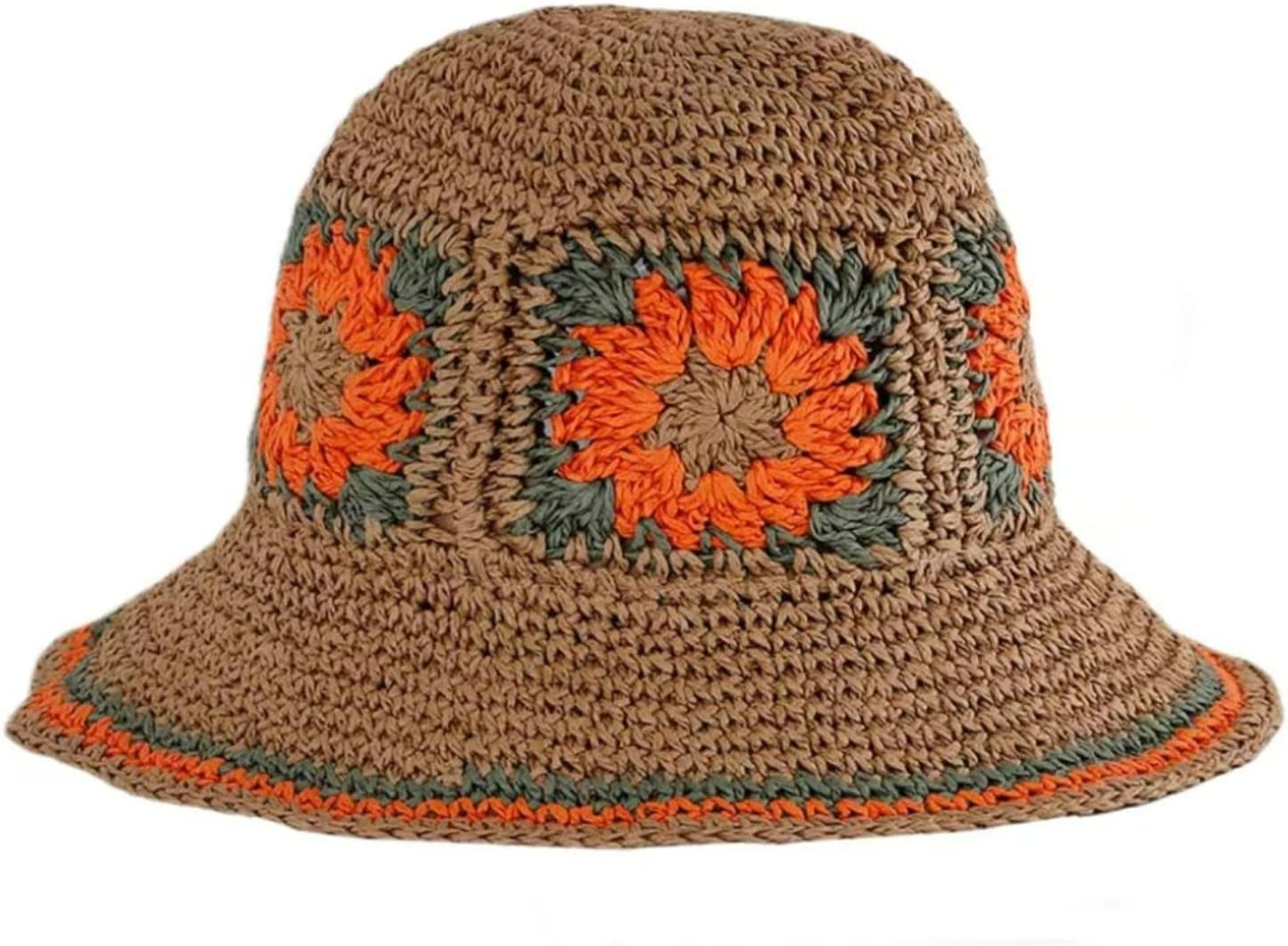 LinYooLi Women's Wide Brim Foldable Summer Beach Sun Straw Hats ...