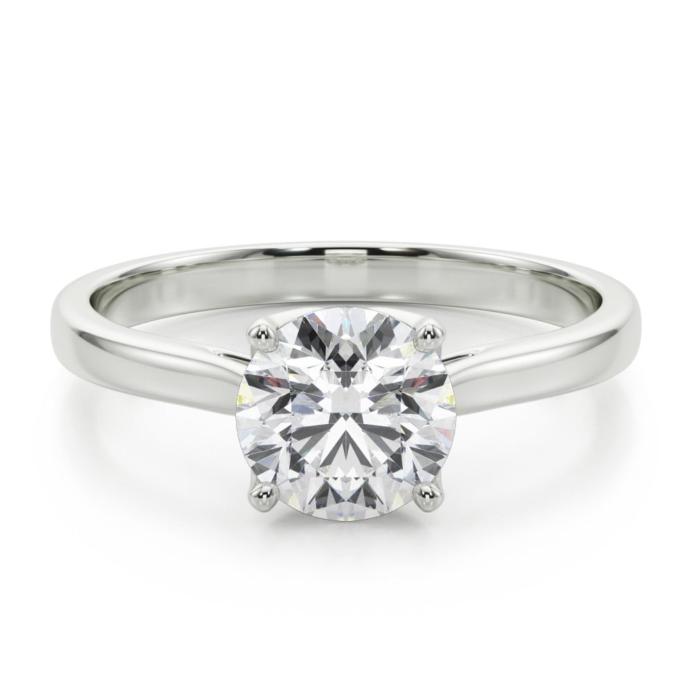 Lina Jewel 2.13 Ct Brilliant Round Cut Solitaire Diamond Ring for Her ...