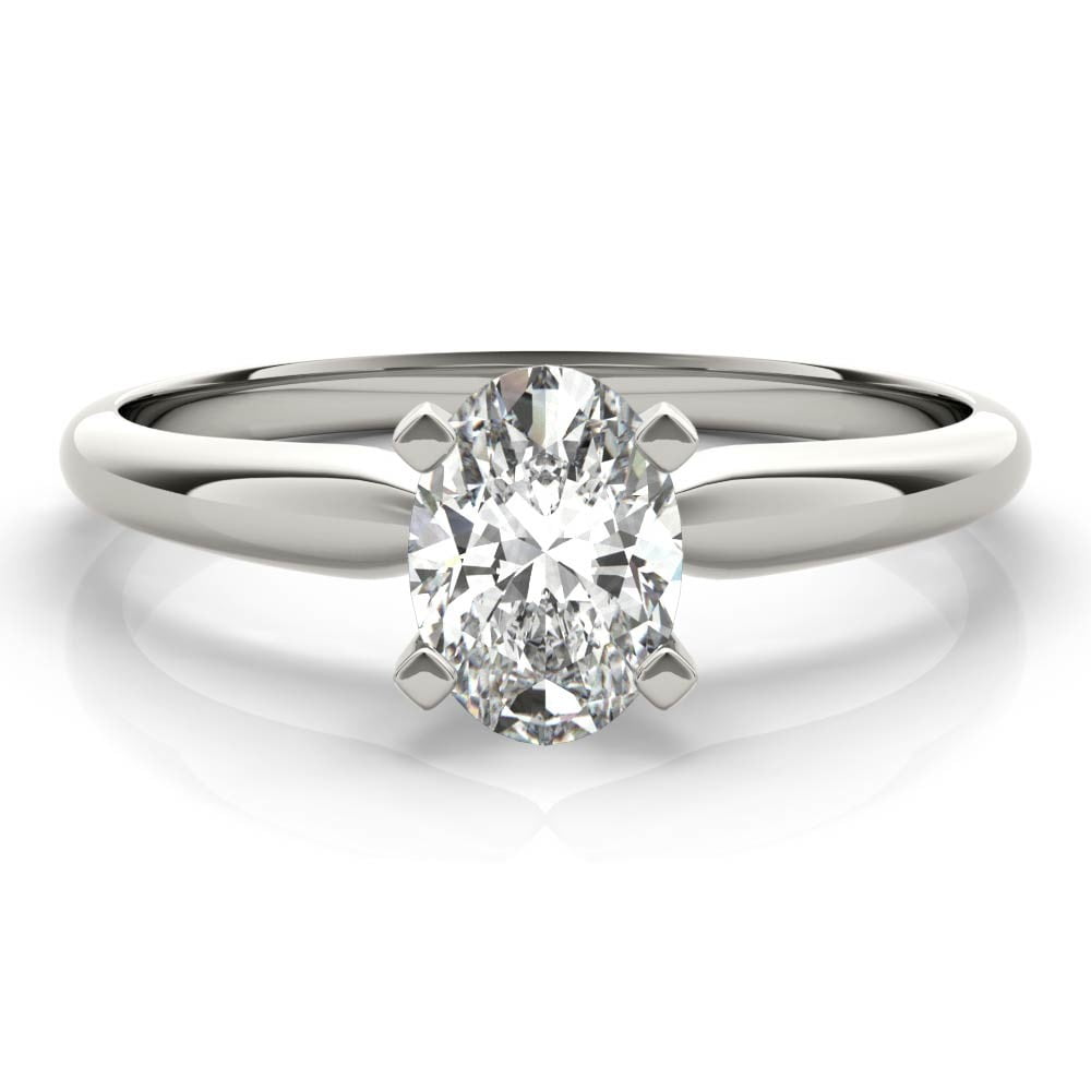 Lina Jewel 2.13 Ct Oval Cut Solitaire Diamond Engagement Ring - Lab ...
