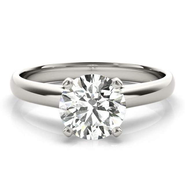 Lina Jewel 2.24 Ct Brilliant Round Cut Solitaire Diamond Rings for ...
