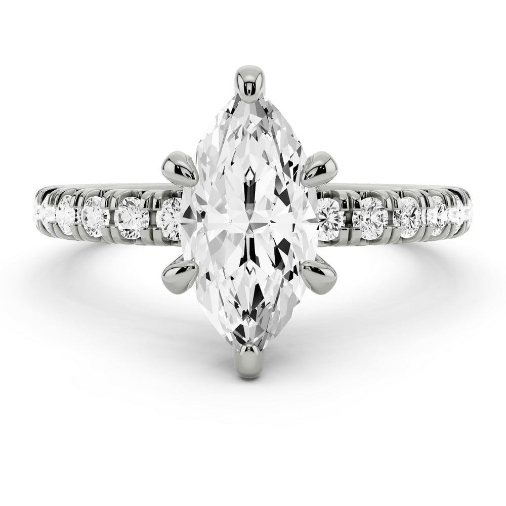 Lina Jewelry 2.13 Ct Marquise Cut Solitaire Engagement Rings ...