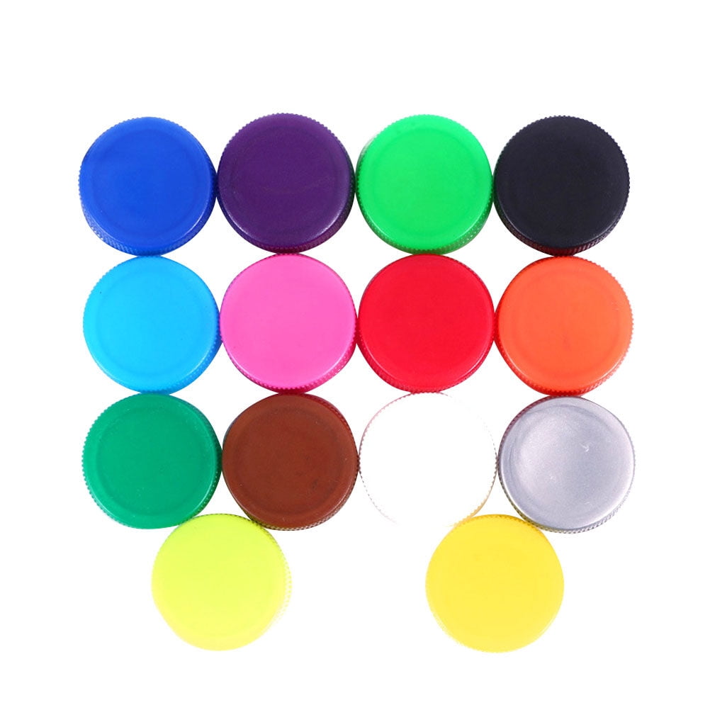 Linaichen Colorful Bottle Cap Mixed Color Easy for Children DIY Craft ...