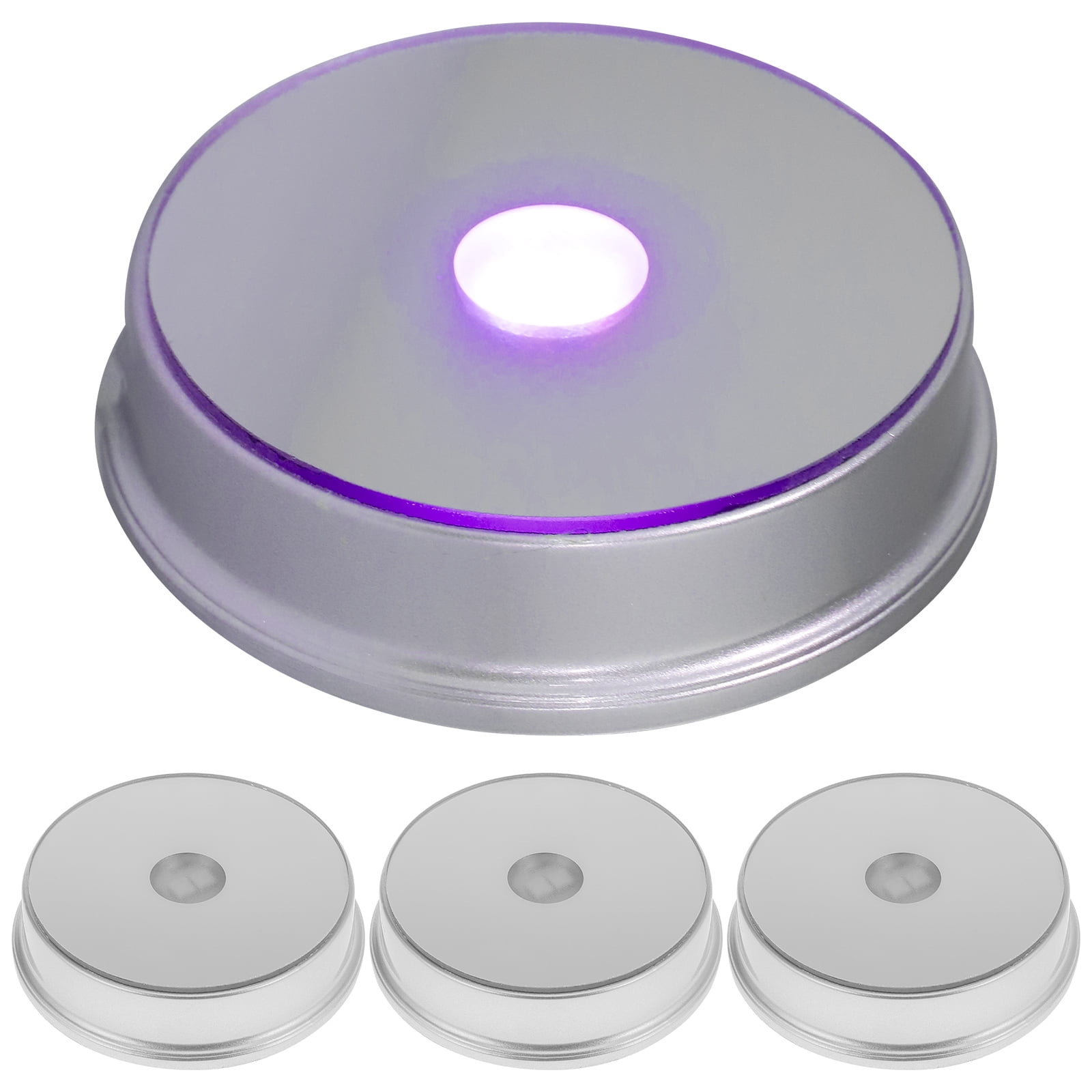 Linaichen Round Base Light Display Stand with Color Changing Base - 4 ...