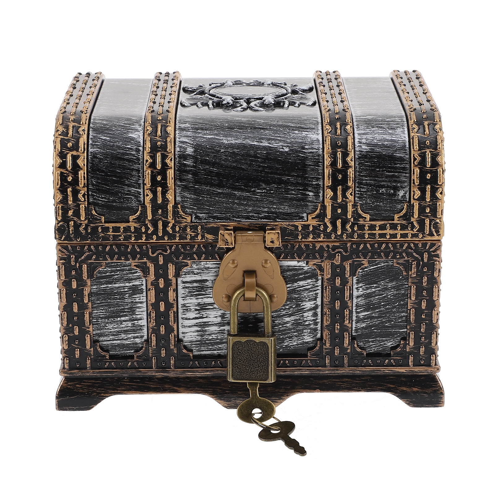 Linaichen Treasure Box Decorative Treasure Chest Multi-function Pirate ...