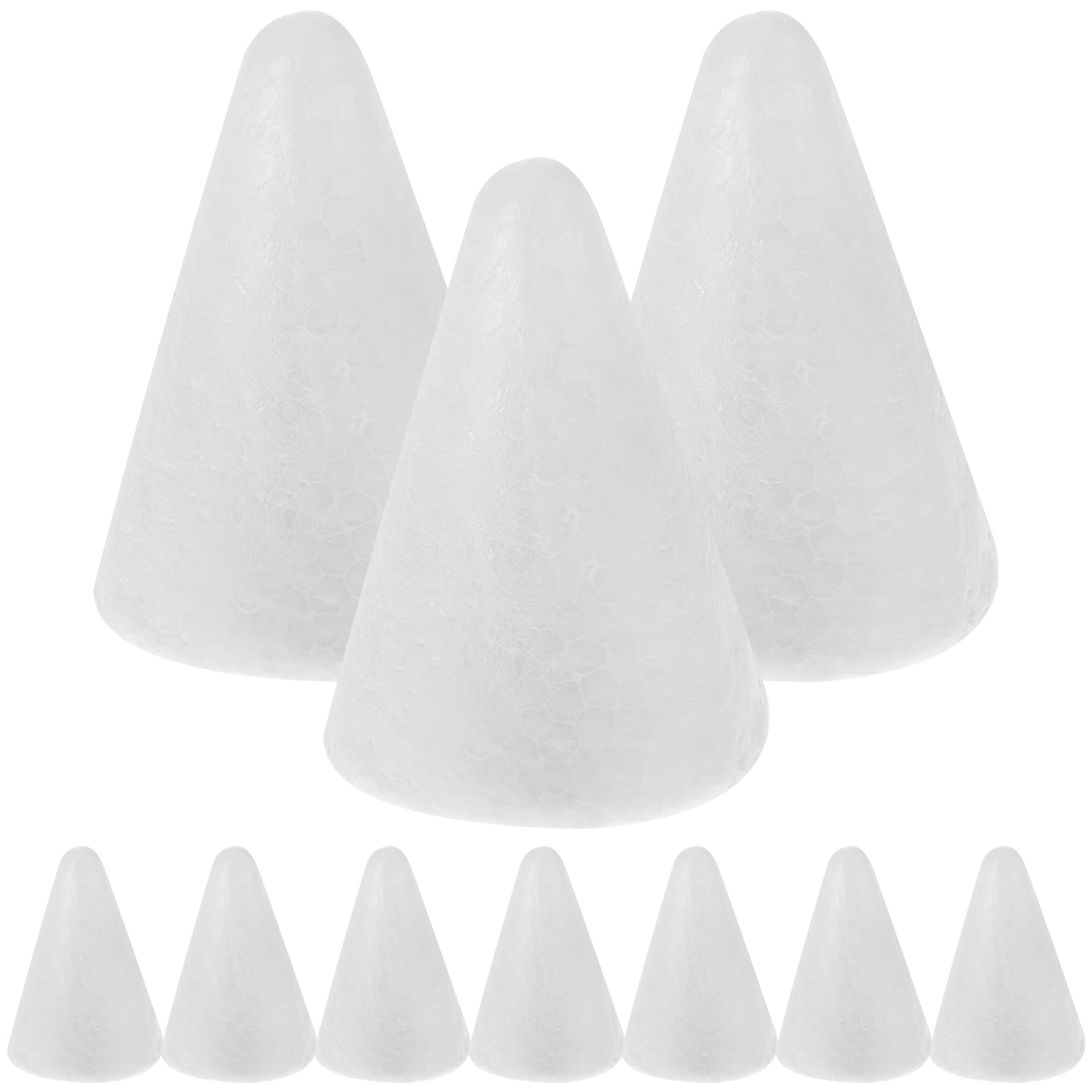 Linaichen cone 10 White Cone-Shaped DIY Craft Cones (10x7cm) - Walmart.com