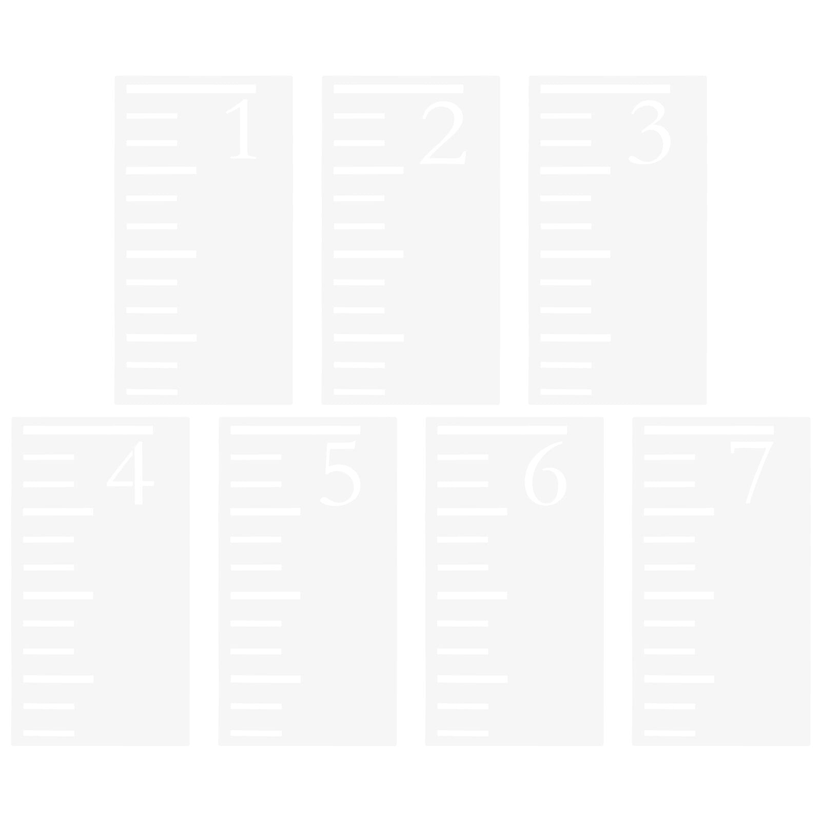 Linaichen growth chart stencil 7pcs Kids Growth Chart Stencil 7 Feet ... Linaichen growth chart stencil 7pcs Kids Growth Chart Stencil 7 Feet ...