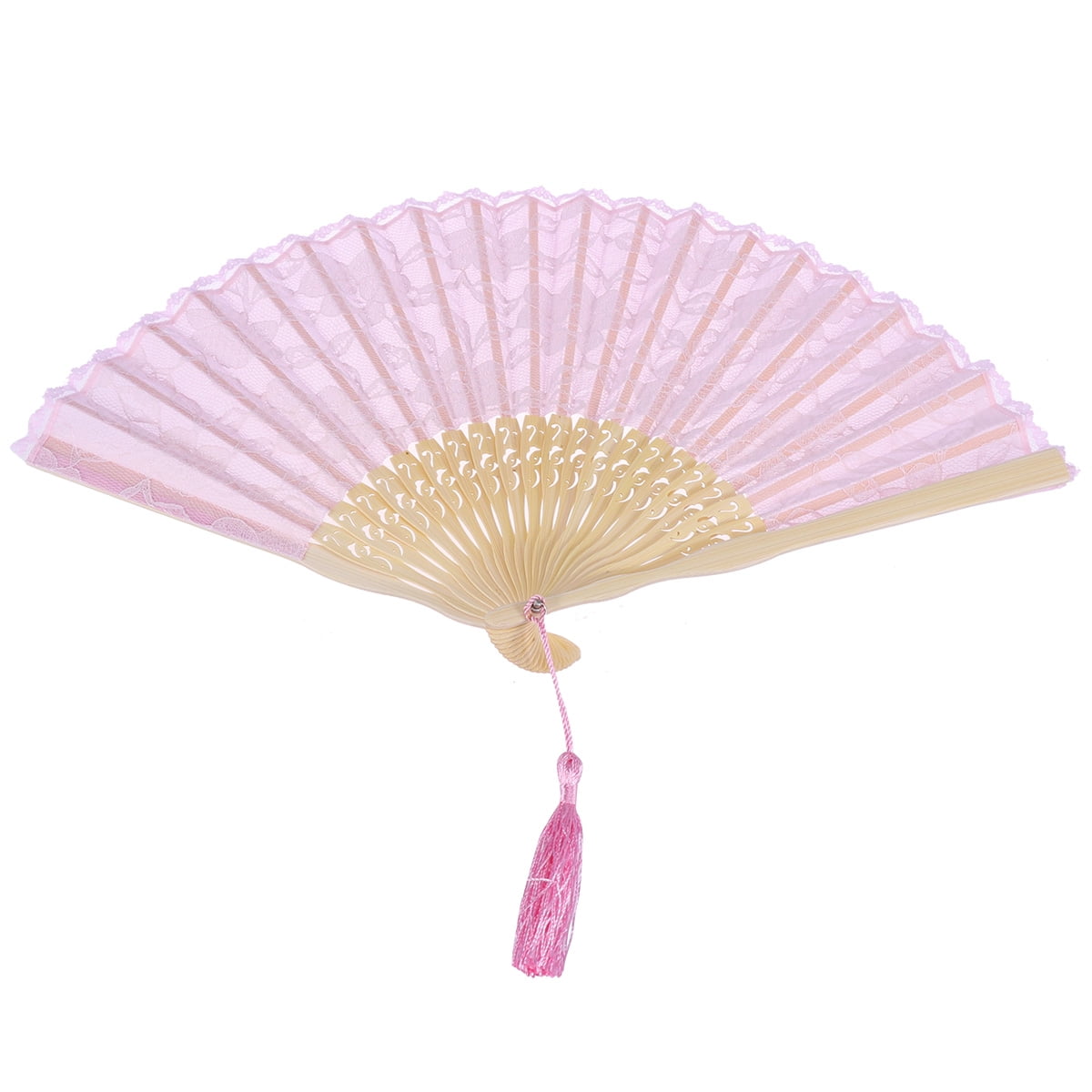 Linaichen lace fan Bamboo Vintage Fan Elegant Handheld Chinese Folding ...