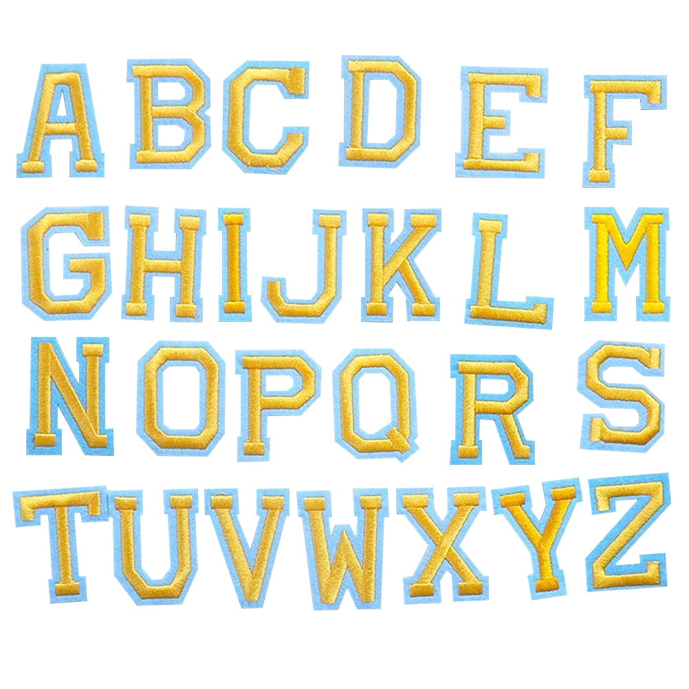 Linaichen letters cloth patch 26PC Letters Sewing Patch Cartoon ...