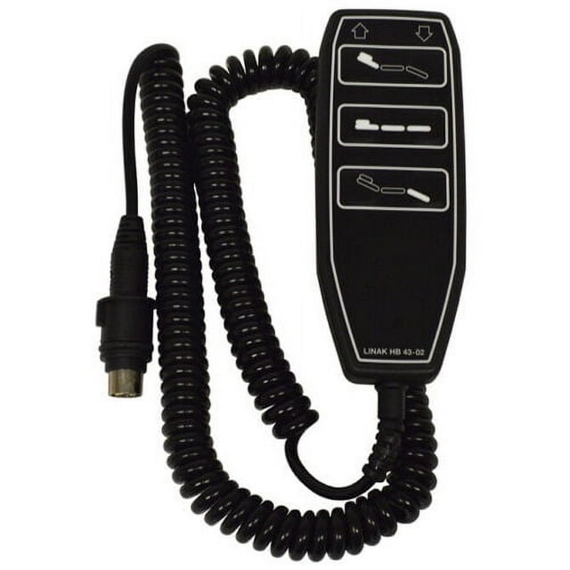 Linak Patient Bed Lift Hand Controller HB 43-02, 6-Button, 8-Pin, 10ft ...